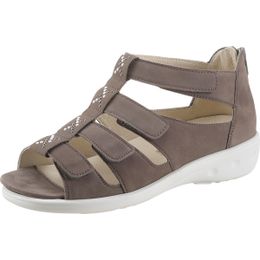 Waldl&auml;ufer Damen Sandalette grau Gr&ouml;&szlig;e 6