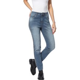 Heine Damen Jeans mit Galonstreifen blue-stone-washed Gr&ouml;&szlig;e 40