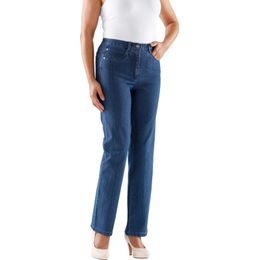 CR&Eacute;ATION L Damen Jeans aus formstabiler Stretch-Qualit&auml;t blue-stone-washed Gr&ouml;&szlig;e 40