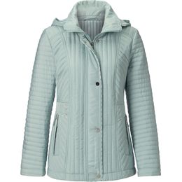 CR&Eacute;ATION L Damen Steppjacke mit abzippbarer Kapuze kalkmint Gr&ouml;&szlig;e 38