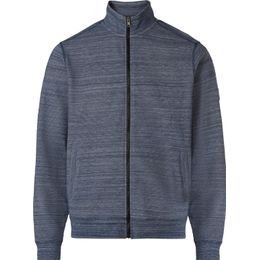 Marco Donati Herren Sweatjacke dunkelblau-hellgrau-meliert Gr&ouml;&szlig;e 44/46