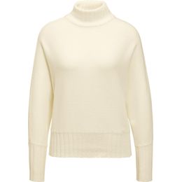 CREATION L PREMIUM Damen Wollpullover mit Fledermaus-&Auml;rmel ecru Gr&ouml;&szlig;e 40