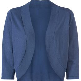 CR&Eacute;ATION L Damen Bolero in Feinstrick-Qualit&auml;t jeansblau Gr&ouml;&szlig;e 36