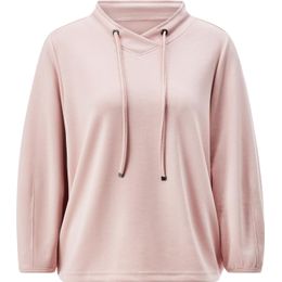 CR&Eacute;ATION L Damen Sweatshirt im softweichen Modal-Mix puder Gr&ouml;&szlig;e 38