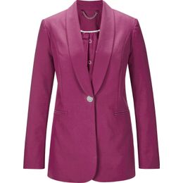 CREATION L PREMIUM Damen Longblazer in Lyocell-Mix-Qualit&auml;t magenta Gr&ouml;&szlig;e 36
