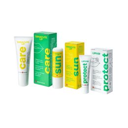 Gesichtslotion &raquo;Set: Set LIPIVIR protect & SANACUTE LIP sun & care &laquo; Vorbeugendes Lippen-Gel gegen Lippenherpes