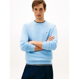 Tommy Hilfiger Herren Rundhalspullover &raquo;ESSENTIAL COTTON CREW NECK&laquo; 100% Baumwolle Crewneck Regular Fit Premium Mode S