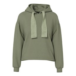 Pieces Damen Pieces Kapuzensweatshirt &raquo;PCCHILLI LS GLITTER HOODIE NOOS BC&laquo;, mit Kordelzug in Kontrastfarbe XS