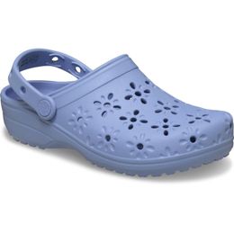 Crocs Damen Clog &raquo;Classic Floral Cut Out Clog&laquo; , Sandale, Sommerschuh, Loafer mit L&uuml;ftungs&ouml;ffnungen in Bl&uuml;tenstruktur 37