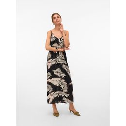 V&eacute;ro Moda Vero Moda Damen Spaghettikleid &raquo;VMEASY JOY SLIT MAXI V-NECK DRESS WV GA&laquo; Viskose, regular fit S, N-Gr