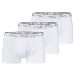 Fila Herren Boxershorts &raquo;MAN BOXER SHORTS&laquo; 3er Pack, mit elastischem Logobund wei&szlig; XXL