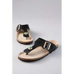 Aniston Shoes Damen Aniston SHOES Zehentrenner Sommerschuh, Strandschuh, Hausschuh - NEUE KOLLEKTION 38