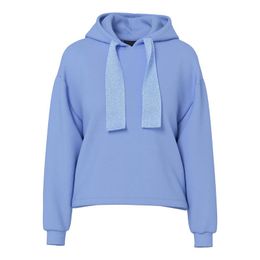 Pieces Damen Pieces Kapuzensweatshirt &raquo;PCCHILLI LS GLITTER HOODIE NOOS BC&laquo;, mit Kordelzug in Kontrastfarbe L