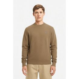 BOSS Orange Herren BOSS Orange Strickpullover &raquo;Anion&laquo; Rundhalsausschnitt, Regular Fit, BOSS-Label S