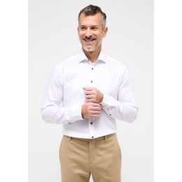Eterna Herren Langarmhemd &raquo;SLIM FIT&laquo; EASY IRON (b&uuml;gelleicht) wei&szlig; 39, Normalgr&ouml;&szlig;en