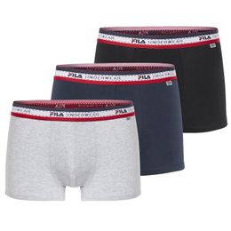 Fila Herren Boxershorts &raquo;MAN BOXER SHORTS&laquo; 3er Pack, elastischer Logo-Webbund, ohne Eingriff bunt XXL