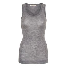 Seamless Basic Top Isa in Grey Melange | Gr.: onesize