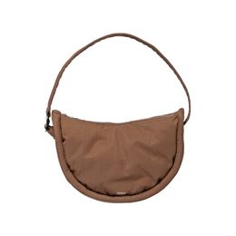 Sandqvist Curve Half Moon Bag S - Umh&auml;ngetasche 26 cm (black) in dark taupe | Gr.: onesize