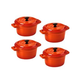 Butlers Mini-Auflaufform C'EST SI BON 4er-Set in Orange | Gr.: onesize