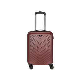 Check.In Mailand - 4-Rollen-Kabinentrolley 55 cm (rot) in rot | Gr.: onesize