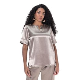Ulla Popken Bluse in gold | Gr.: 54-56