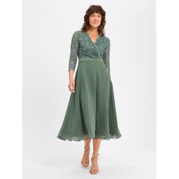 Swing Abendkleid in oliv - 0004 | Gr.: 42
