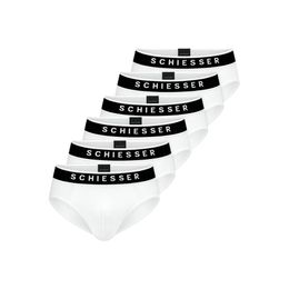 Schiesser Rio Slip / Unterhose 95/5 Cotton in Wei&szlig; | Gr.: XXL