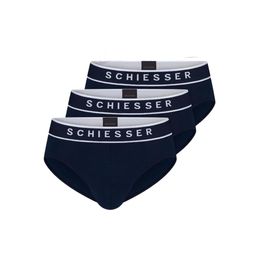 Schiesser Rio Slip / Unterhose 95/5 Organic Cotton in Dunkelblau | Gr.: M