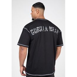 Gorilla Wear T-Shirt in &Uuml;bergr&ouml;&szlig;e - Saginaw - Schwarz | Gr.: S