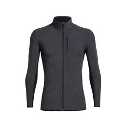 Icebreaker Jacke Descender LS Zip in Dunkelgrau | Gr.: XL