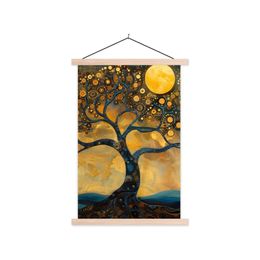 MuchoWow Poster mit Leiste Vollmond (BxH) | Gr.: 20 x 30 cm