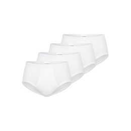 Schiesser Slip / Unterhose Original Classics Feinripp in Wei&szlig; | Gr.: L
