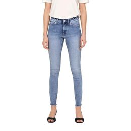 Only Jeans ONLBLUSH MID SK ANK RAW DNM REA694 skinny in Blau | Gr.: XL/L30