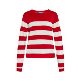 SANIKA Damen Pullover in Rot Weiss | Gr.: L