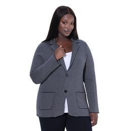 Ulla Popken Blazer in dunkles marine | Gr.: 50-52