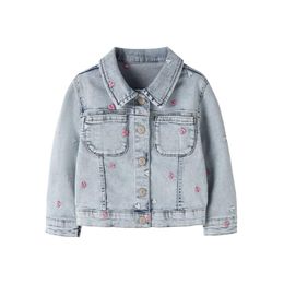 name it Jacke in Light Blue Bleached Denim | Gr.: 98