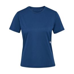 Hummel Sportshirt "Pulse Workout W T-Shirt S/S" in Blau | Gr.: XL