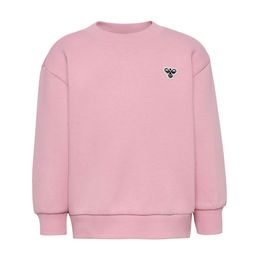 Hummel Kinder Sweatshirt "Mini Loose Crewneck Bee" in Pink | Gr.: 80