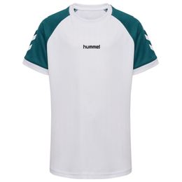 Hummel Shirt "Stripe T-Shirt S/S" in Wei&szlig; | Gr.: 34-40