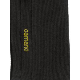 Camano Damen Kurzschaft-Socken 7x schwarz, Gr&ouml;&szlig;e 35-38