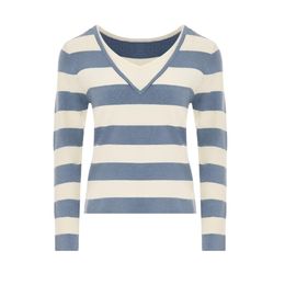 bridgeport Pullover Damen Gr&ouml;&szlig;e XS/S opal / wollwei&szlig;