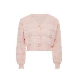 swirly Strickjacke Damen Gr&ouml;&szlig;e M rosa