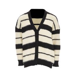 Swirly Knit Cardigan female Beige size M