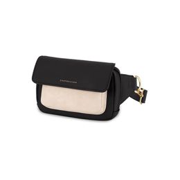 Kapten & Son Kapten & Son G&uuml;rteltasche 'Visby Cream Black' Damen Gr&ouml;&szlig;e XS/XL creme / schwarz
