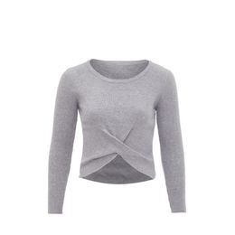 leo basics Pullover Damen Gr&ouml;&szlig;e XS/S grau