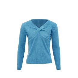 leo selection Pullover Damen Gr&ouml;&szlig;e XS/S cyanblau