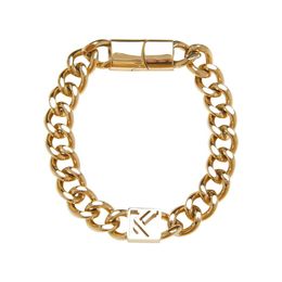 Karl Kani Bracelet 'Cubanlink' female Gold size Onesize