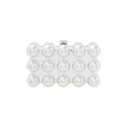 KRZY Clutch Damen Gr&ouml;&szlig;e One Size silber