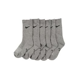 Nike Socken M&auml;dchen Gr&ouml;&szlig;e 19/32 graumeliert / schwarz