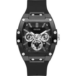 Guess Uhr 'PHOENIX' Herren Gr&ouml;&szlig;e One Size schwarz / silber
